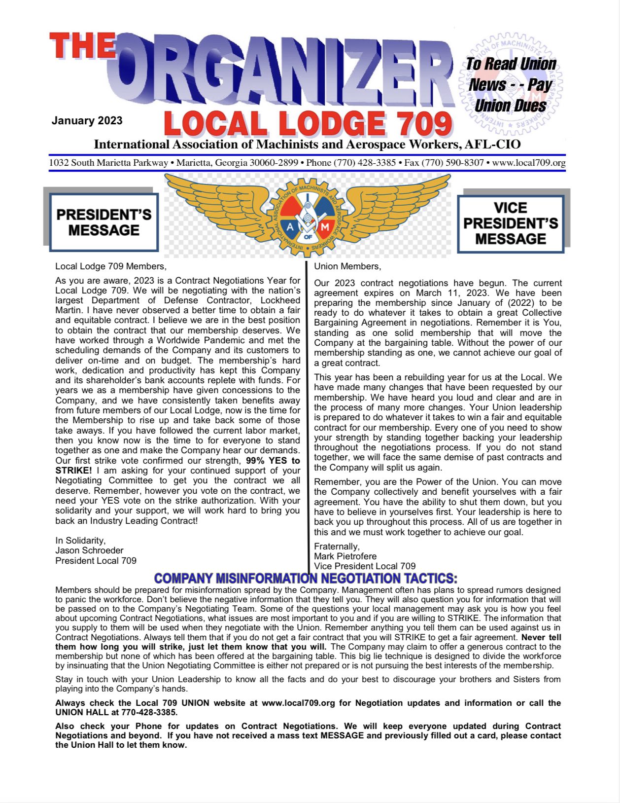 The Organizer – Local709.org